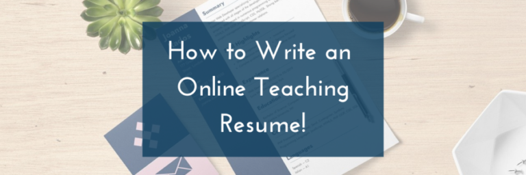 How to Write a Killer Online English Teaching Resume (with Template ...
